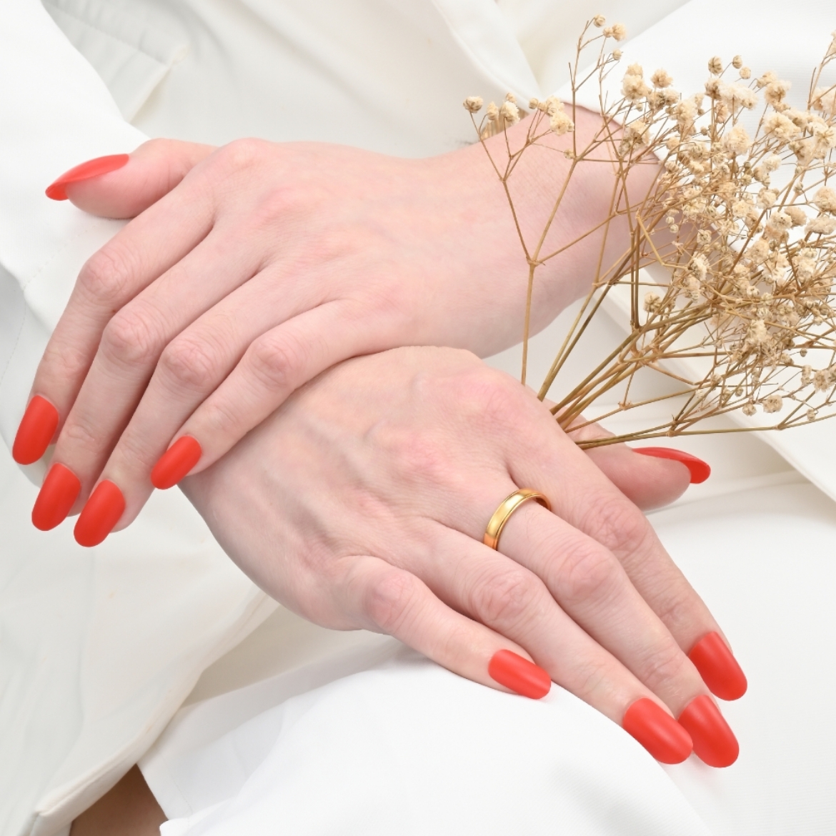 Zhulian Malaysia. Classic Bold Ring Band Gold Plated