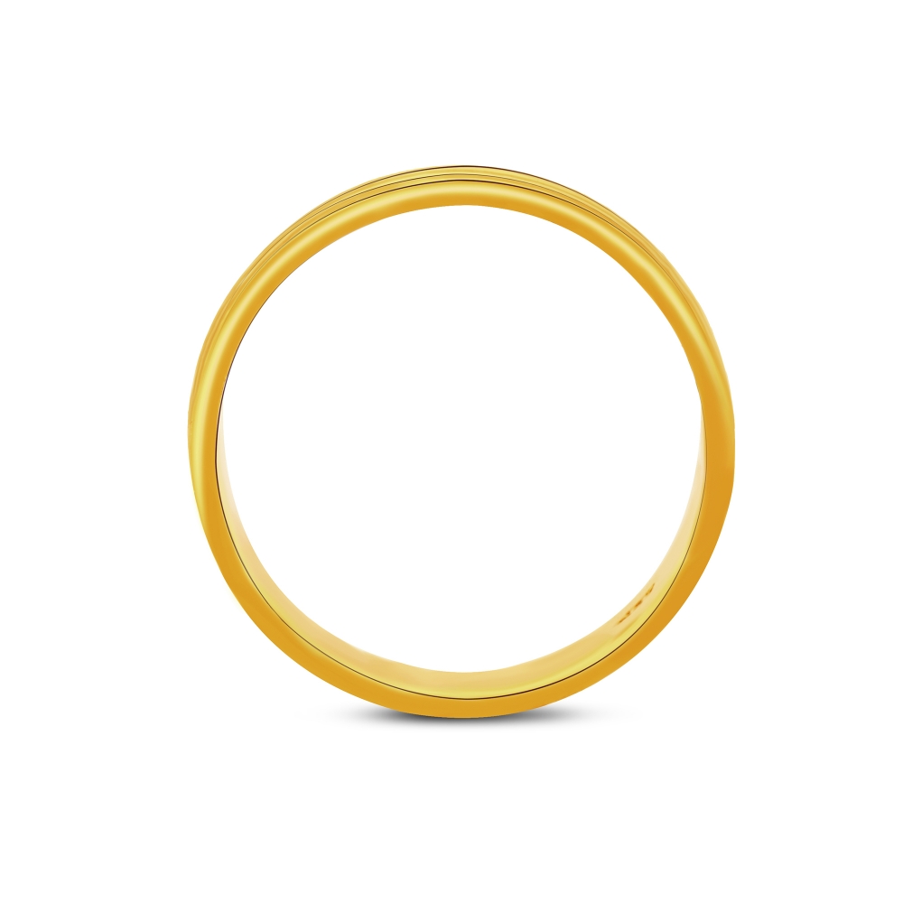 Zhulian Malaysia. Multi Lines Layered Ring Band Gold Plated
