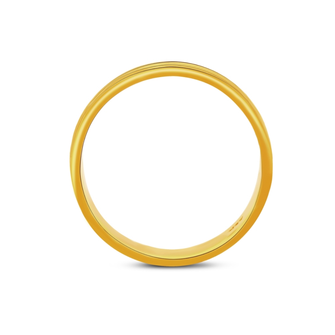 Zhulian Malaysia. Multi Lines Layered Ring Band Gold Plated